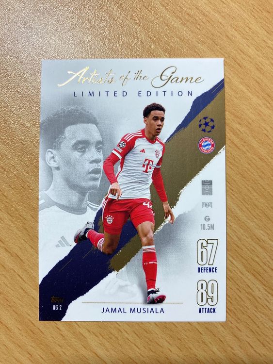 Topps Match Attax 2023 Limited Edition Jamal Musiala (Neu (gemäss ...