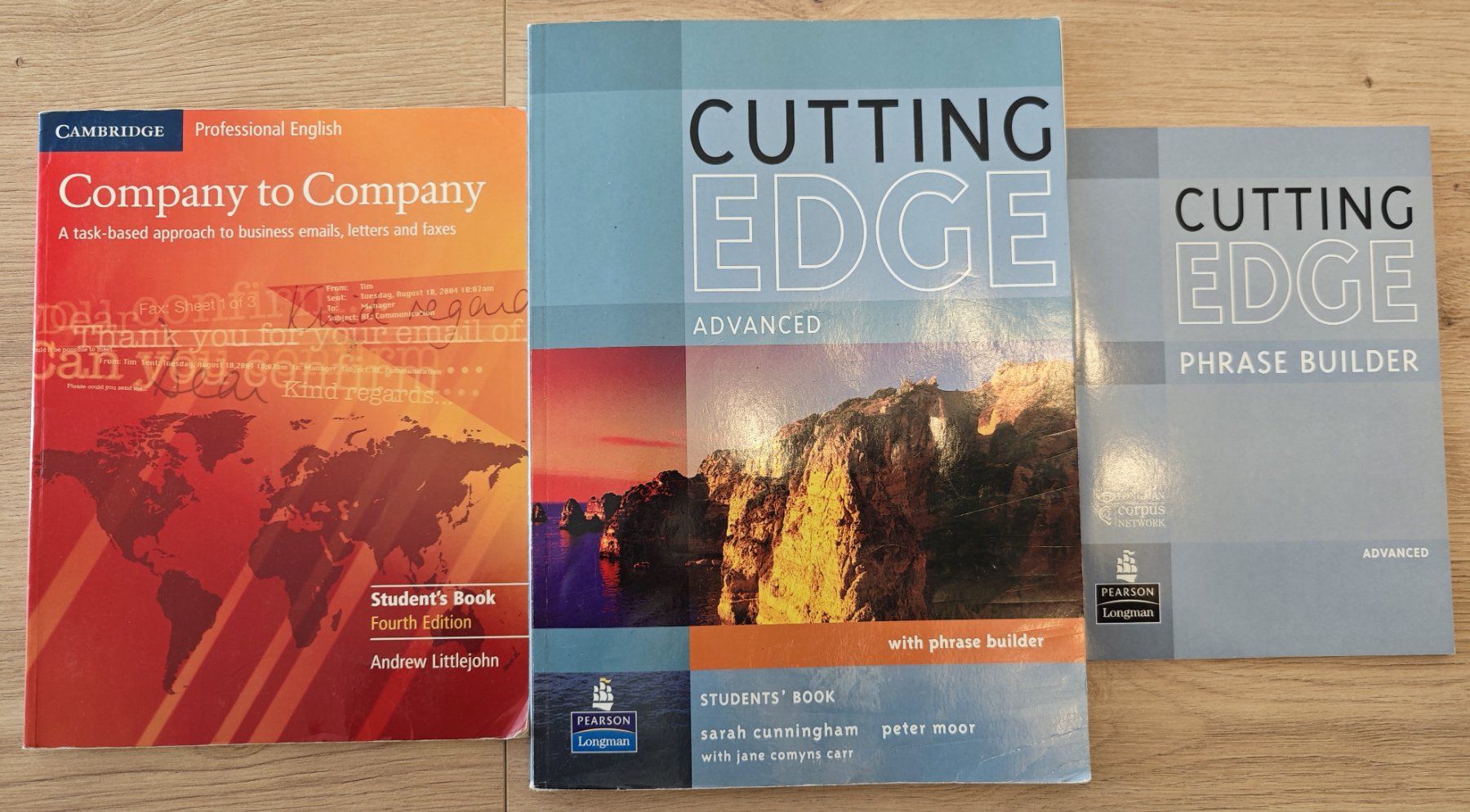 Student's Books - Company to Company & Cutting Edge Advanced (Gebraucht ...
