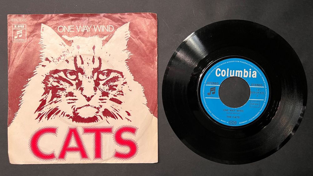 ONE WAY WIND, Cats, Vinyl 7“, 45 rpm | Kaufen auf Ricardo