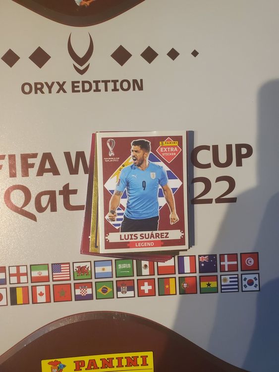 Suarez Base Panini Extra Sticker | Kaufen auf Ricardo