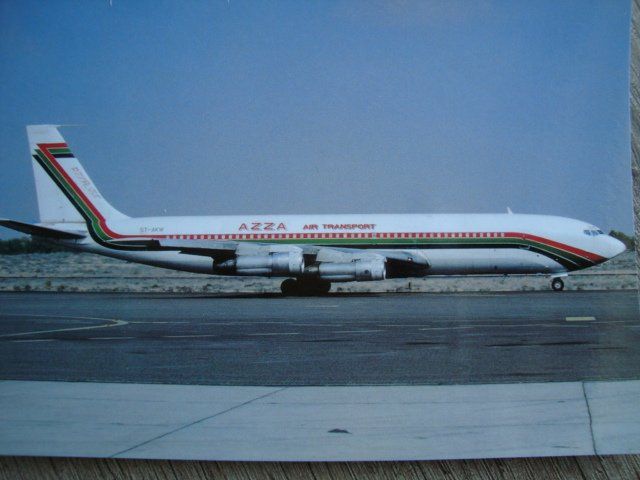 Azza Air Transport (Sudan) Boeing 707-330C ST-AKW (Neu und ...