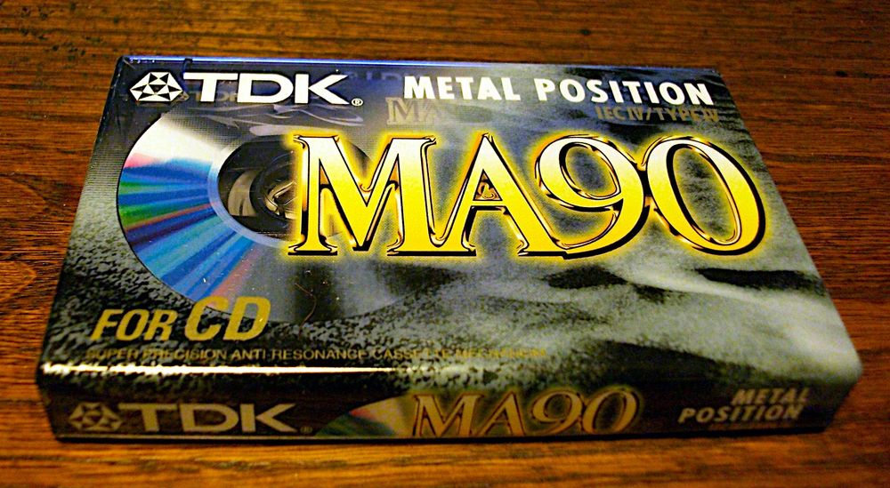 TDK - MA90 - IECIV - Type IV - Audio Kassette Metal Position (Neu und originalverpackt) in ...
