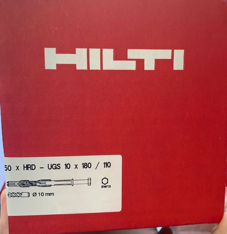 50x Hilti HRD-UGS 10x180/110 Rahmendübel | Kaufen auf Ricardo