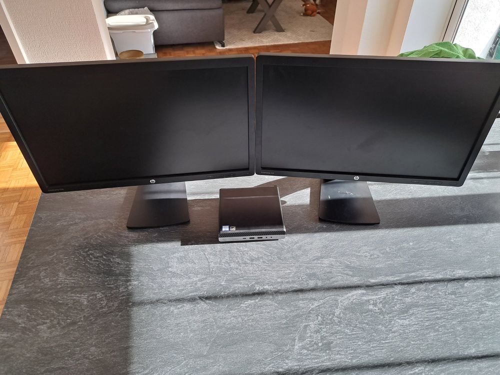 HP ProDesk 600 G3 DM inkl. 2 Monitore (Gebraucht) in Frauenfeld für CHF ...