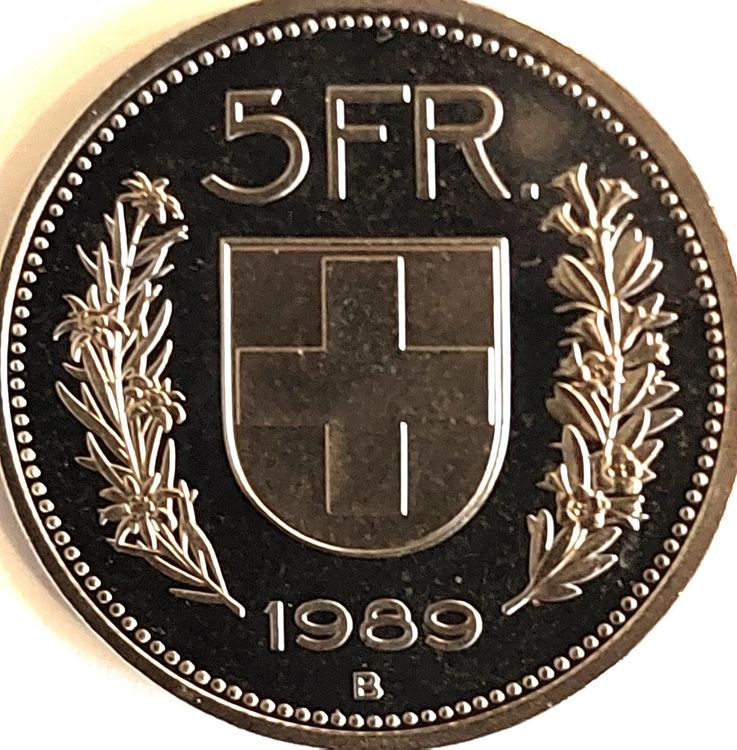 5 Franken 1989 stgl. | Kaufen auf Ricardo