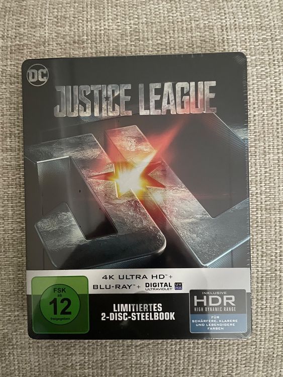 Justice League Steelbook 4K UHD Bluray (Neu und originalverpackt) in Schötz für CHF 15 – mit ...