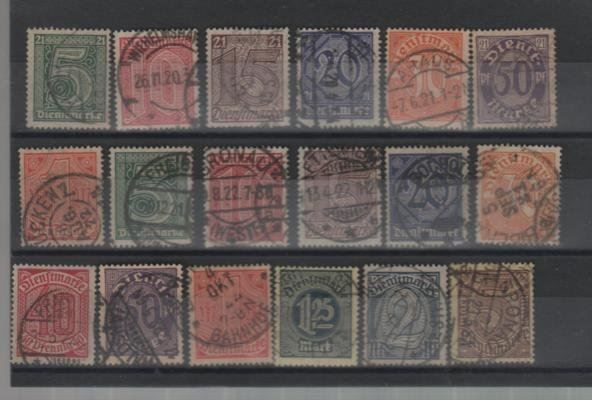 Deutsches Reich Dienstmarken Nr.D16/D33 (Gebraucht) in Remetschwil für CHF 17.5 – mit Lieferung ...