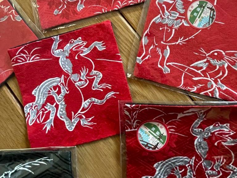 9 Japanese silk coasters (Neu (gemäss Beschreibung)) in Twann für CHF ...