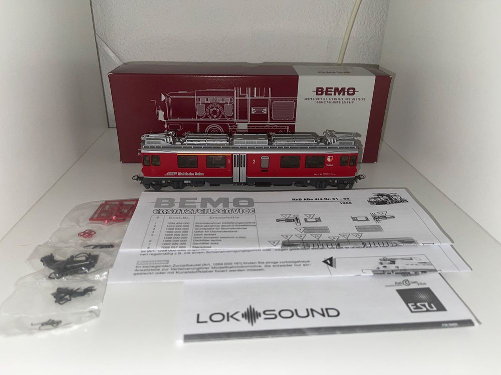 Bemo RhB ABe 4/4 III 53 Tirano Digital Sound - Neu | Kaufen auf Ricardo