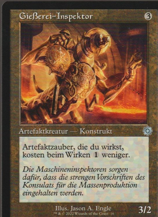 Magic The Gathering MTG Retro Frame Artifact 16 Gießerei-Ins | Kaufen ...