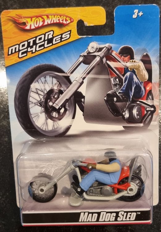Hot Wheels "Mad Dog Sled" Chopper Speed Cycle Series (Neu und ...