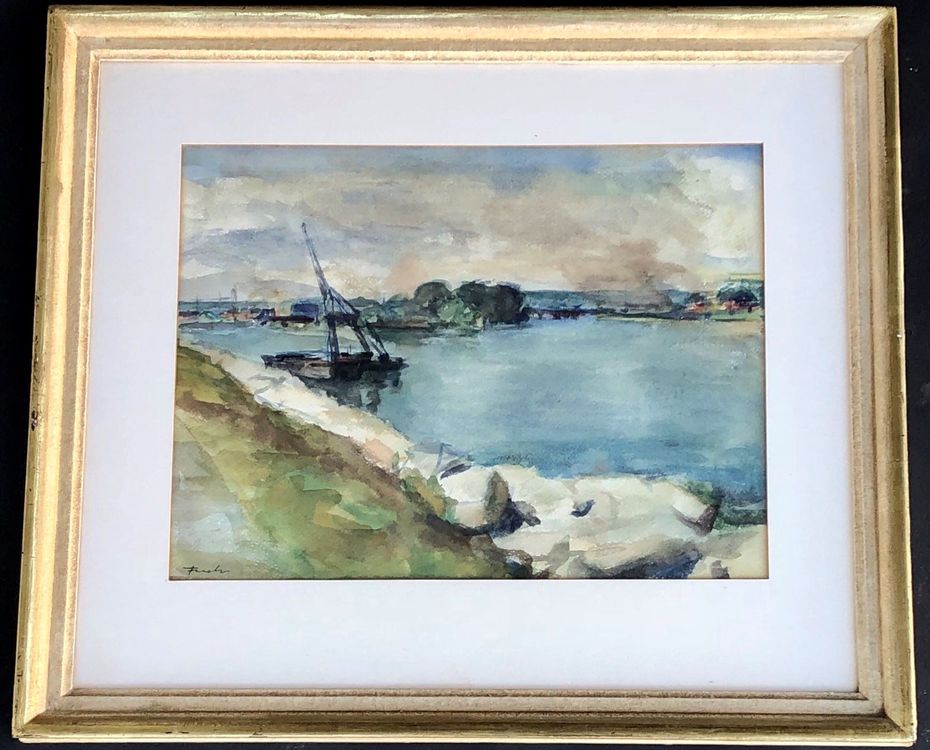 Jacques F. Fuchs Orig. Aquarell | Kaufen auf Ricardo
