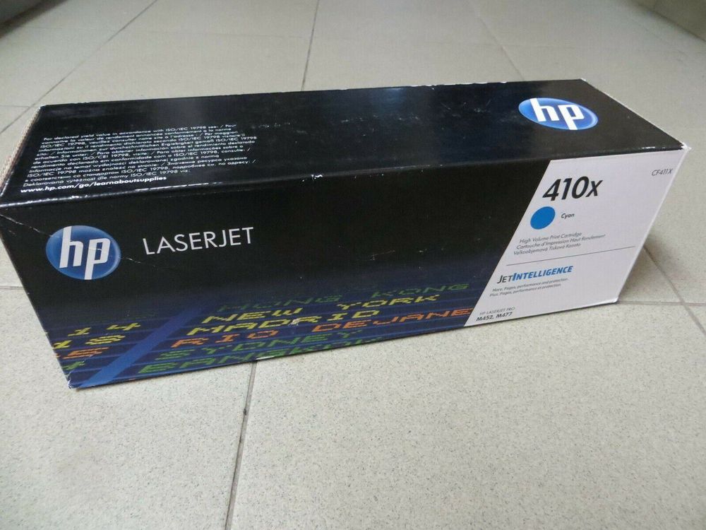 HP CLJ Pro M452/M377/M477 Toner, CF411X (Neu und originalverpackt) in ...