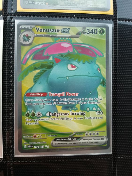 Venusaur ex Full Art - ENGLISCH Pokemon 151 Mew (Gebraucht) in ...