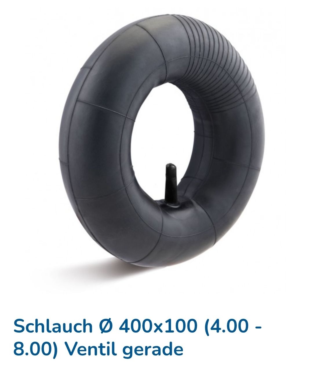 Neuer BAHAG Schlauch 400x100mm (4.00-8) für Schubkarre (Neu (gemäss ...
