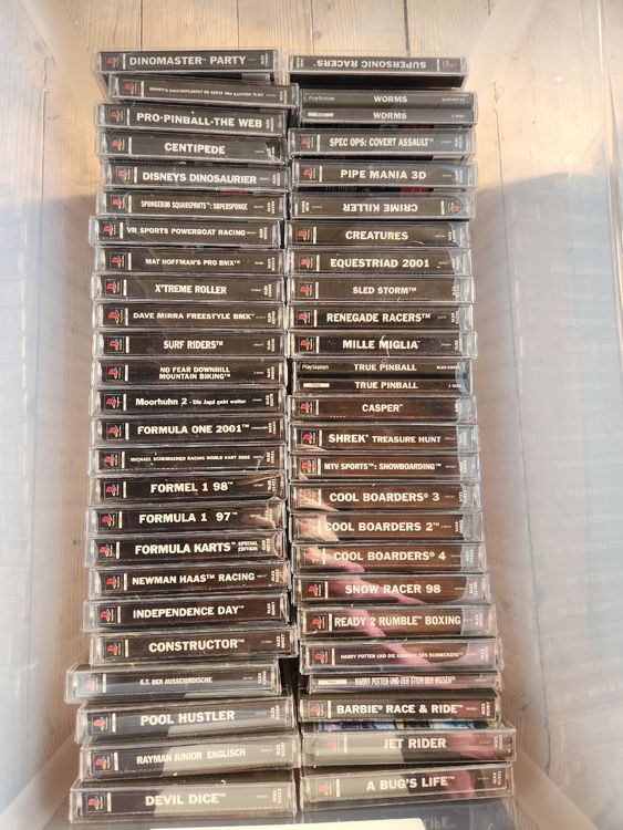 PlayStation 1 Sammlung, über 230 unique Spiele - PS1 Top!!! (Gebraucht ...