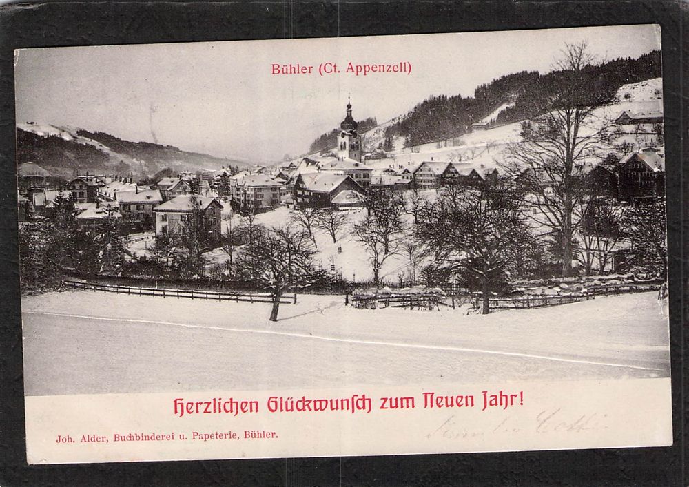 Prägekarte: Bühler AR , gel. 1904 (Gebraucht) in Reichenburg für CHF 19 – mit Lieferung auf ...