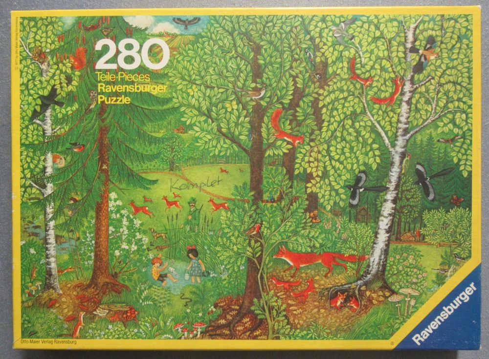 Ravensburger Puzzle - Der Wald - 280 Teile - vollständig | Kaufen auf ...