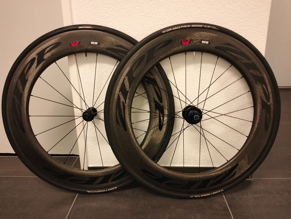 Zipp 808 Laufradsatz (Clincher) 11-fach Campagnolo Freilauf (Gebraucht ...