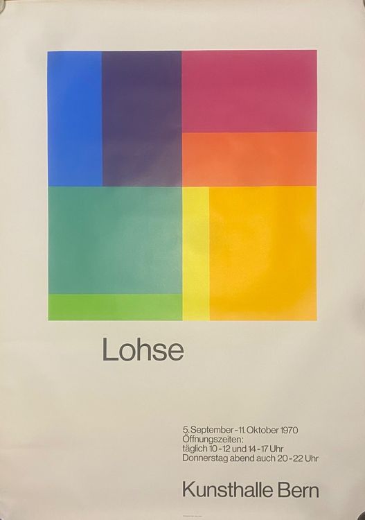 Richard Paul LOHSE (1902-1988) Große Serigraphie (Gebraucht) in Root ...