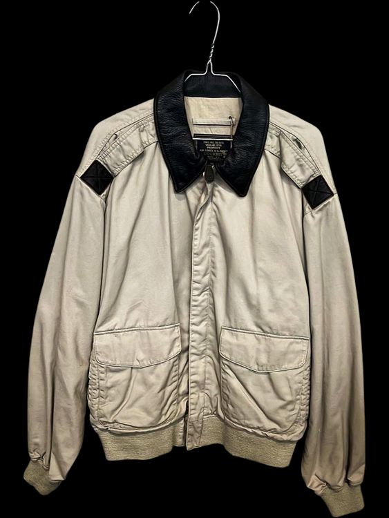 Vintage US Air Force Military Bomber Jacket with Leather (Gebraucht) in ...