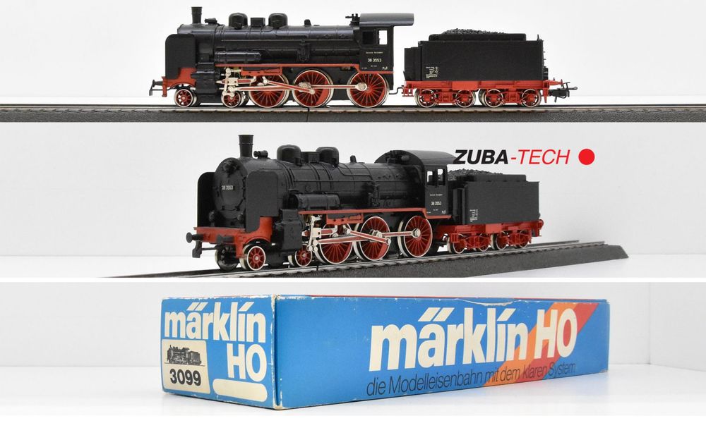 Märklin 3099 Dampflok BR 038 DB H0 WS Analog mit OVP (Gebraucht) in St. Gallen für CHF 43 – mit ...