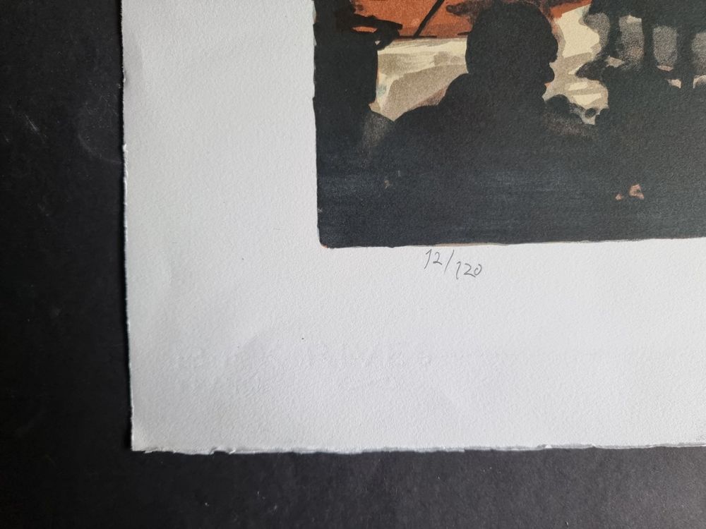 ROLF GFELLER, GROSSE LITHOGRAPHIE SIGNIERT NUMMERIERT (Gebraucht) in Gersau für CHF 75 – mit ...