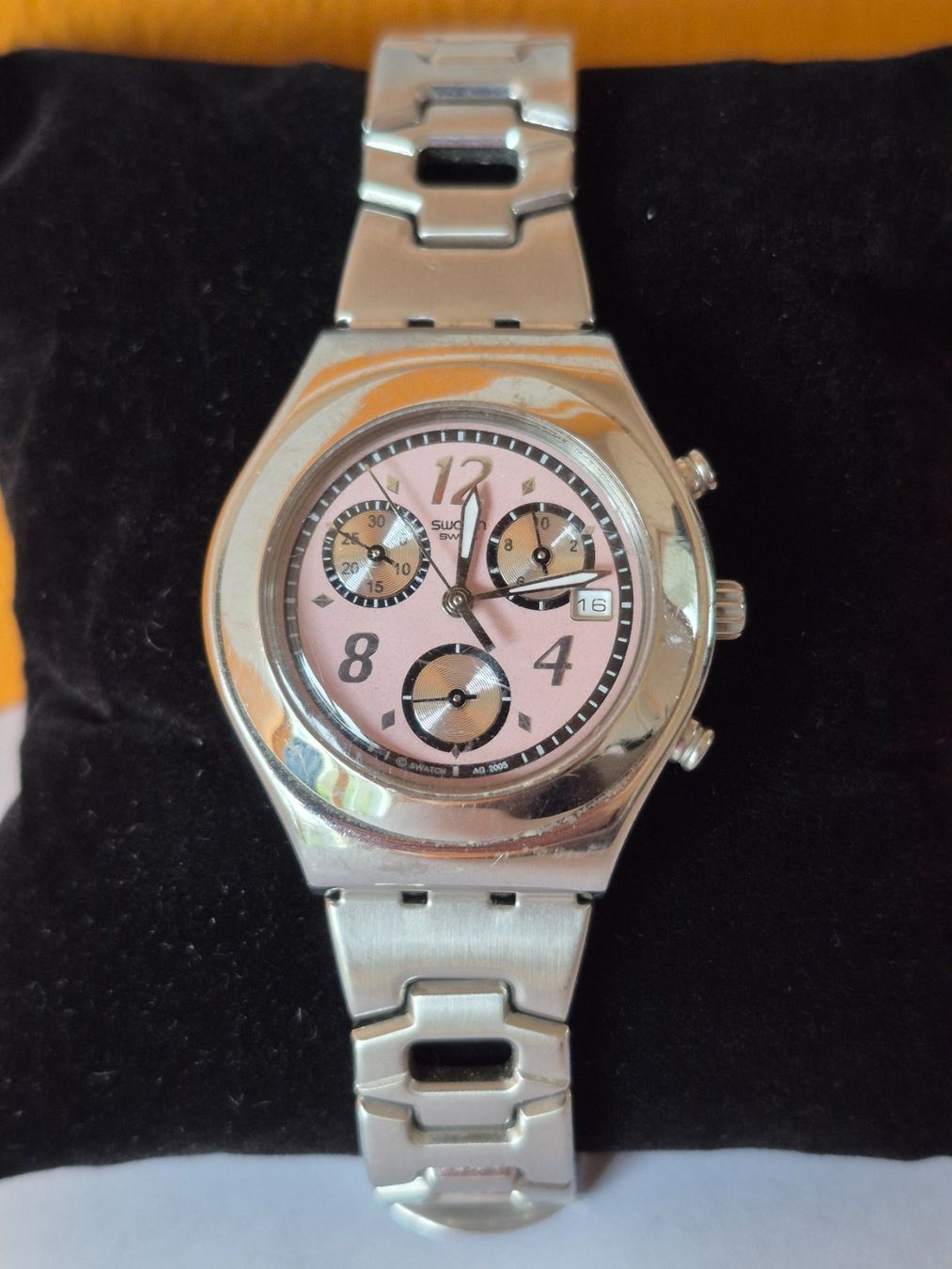Swatch Irony in Pink aus den 90er mit neuer Batterie (Gebraucht) in ...