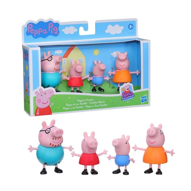 Peppa Pig Familie Wutz Figuren 4er-Pack (Neu und originalverpackt) in ...