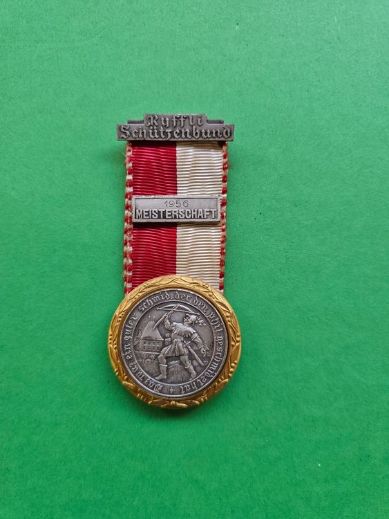 RUFFLI 1956 SCHIESSEN KRANZABZEICHEN MEDAILLEN MÜNZEN (Gebraucht) in Ermatingen für CHF 16.5 ...