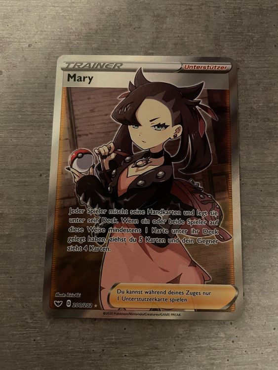Pokémon Karte / Schwert & Schild / Mary (Neu (gemäss Beschreibung)) in ...
