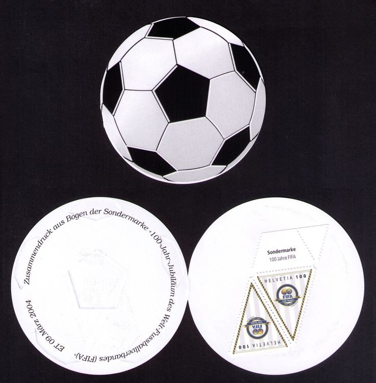 2004_1110_Fussball Wimpel FIFA_MARKENHEFT RUND_deutsch !! ** (Neu ...