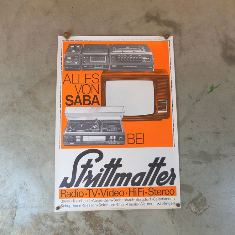 Saba Strittmatter Plakat | Kaufen auf Ricardo