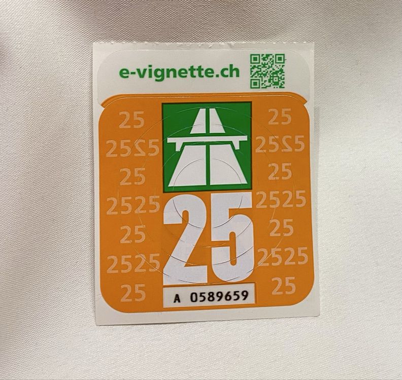 Autobahnvignette 2025 (Neu und originalverpackt) in WEINFELDEN für CHF 38 – mit Lieferung auf ...