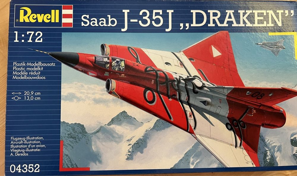 Revell Saab J-35J "Draken" Modellbausatz (Neu (gemäss Beschreibung)) in ...