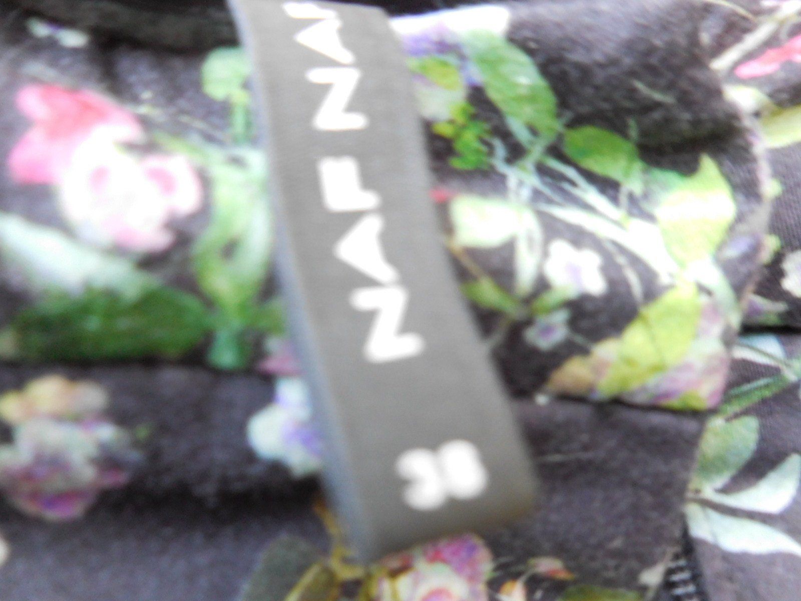 Gr. 38 leichte Blumenhose antrazith / bunt weich s. Masse (Gebraucht ...