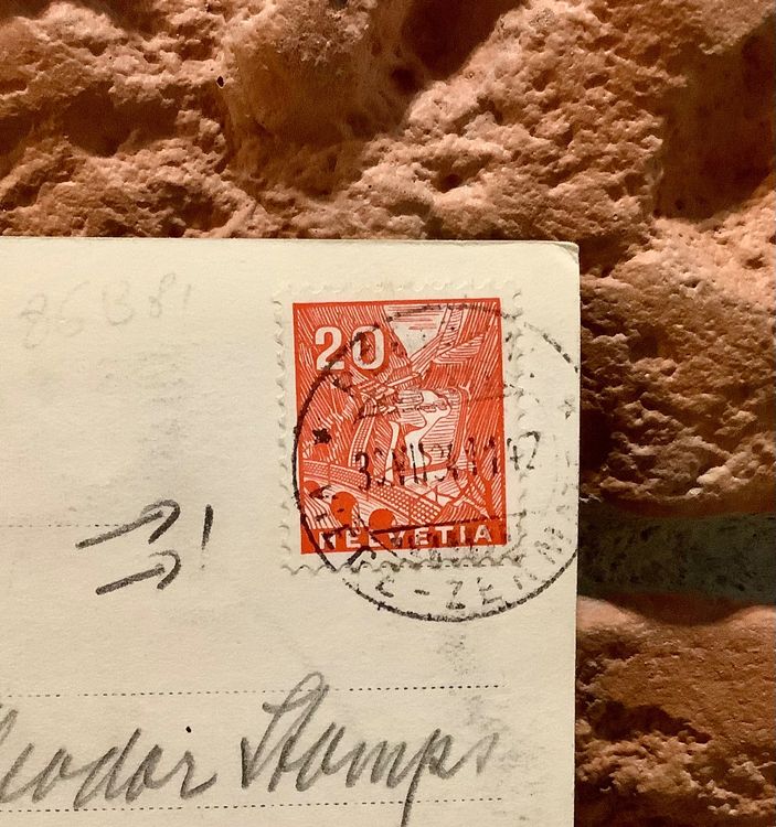 1934 - Alte Foto AK Riffelsee & Matterhorn 4505m (Gebraucht) in Root für CHF 1 – mit Lieferung ...