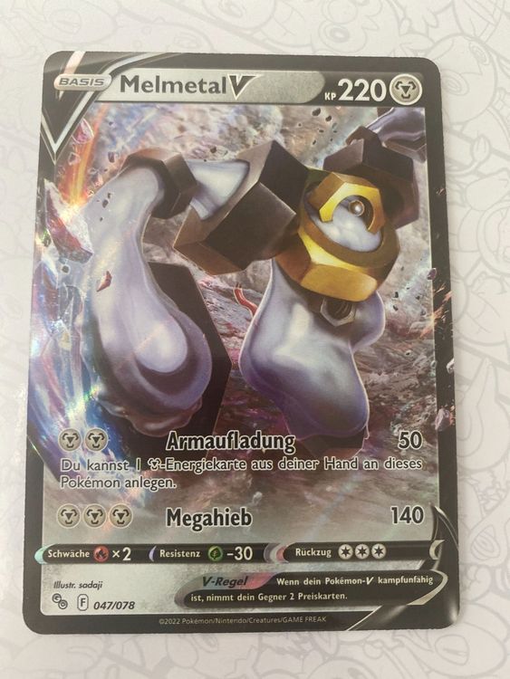 Pokemonkarte Melmetal V (Neu (gemäss Beschreibung)) in Neuhausen für CHF 2.5 – mit Lieferung auf ...