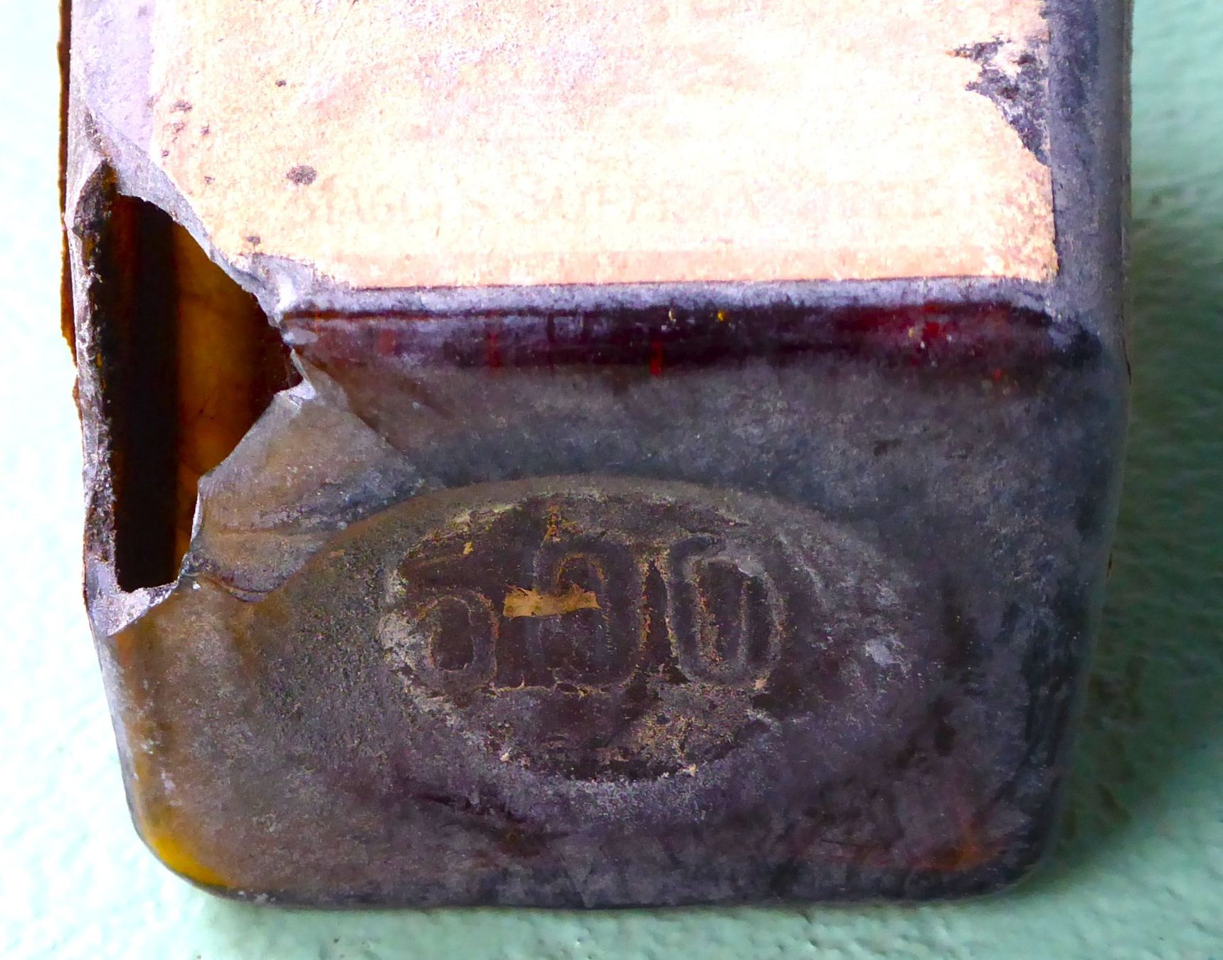 sehr seltene uralte MAGGI Flasche 1890 – kein Emailschild (Gebraucht ...