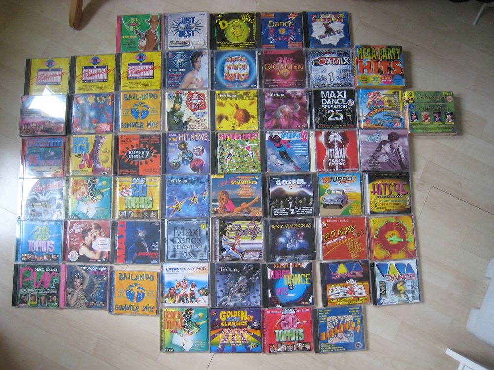 Stk. 58 Sampler-Sammlung CD's Pop über Rock Schlager Gospel | Kaufen ...