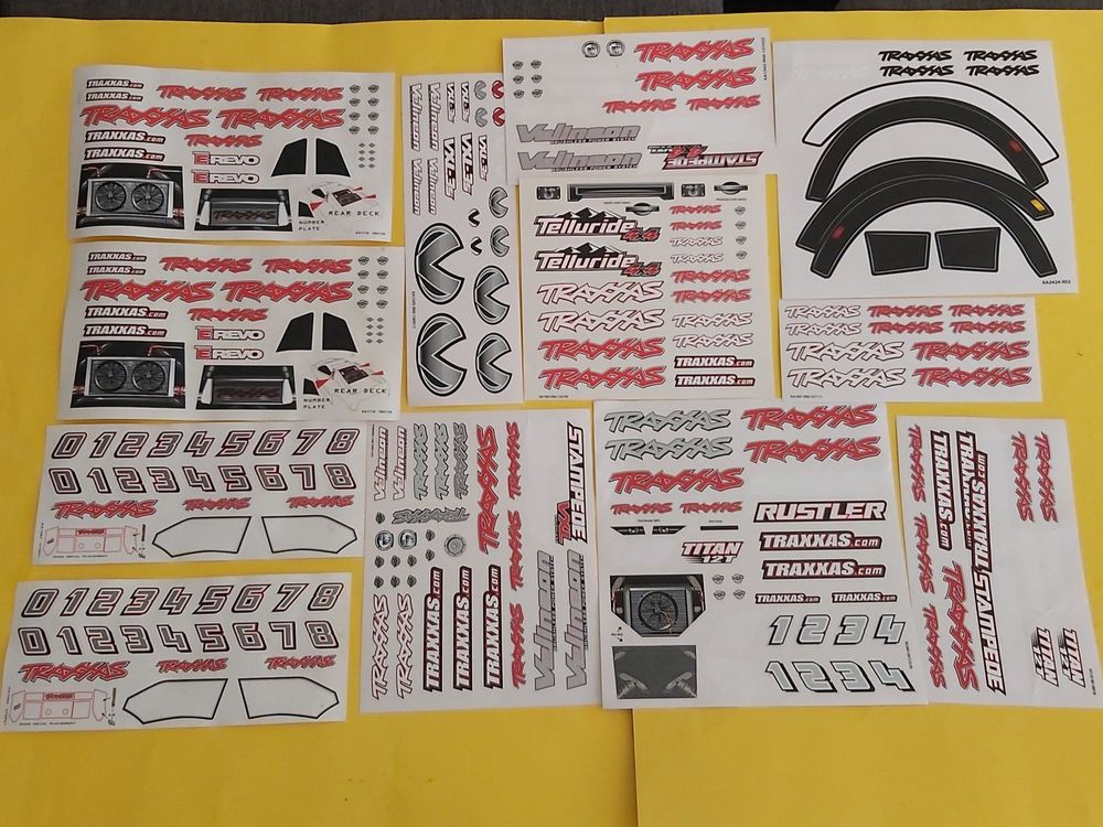TRAXXAS_Grosses Los original Sticker von diversen Modellen | Kaufen auf ...