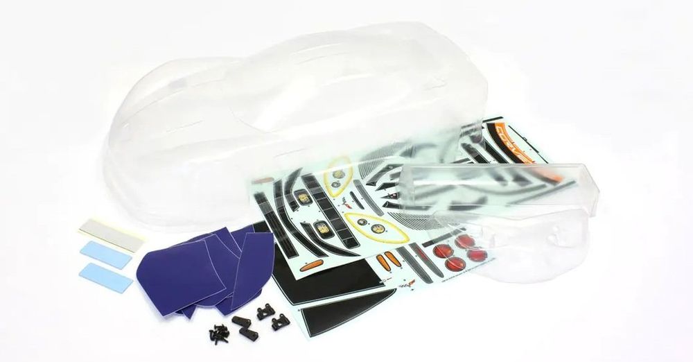 Vintige Kyosho Lexan Karosserie 1:8 Chevrolet Corvette C6 (Neu (gemäss ...