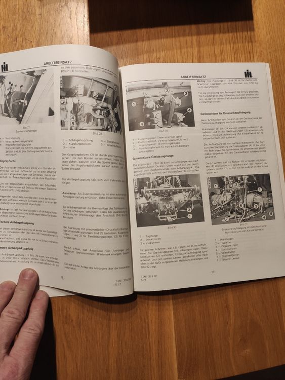 betriebsanleitung Betriebsanweisung IHC International IH | Kaufen auf ...