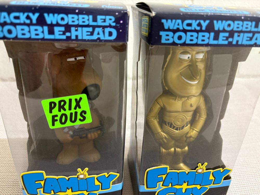 NEU Family Guy Bobble-Head Figuren Set: Brian & Quagmire (Neu und ...
