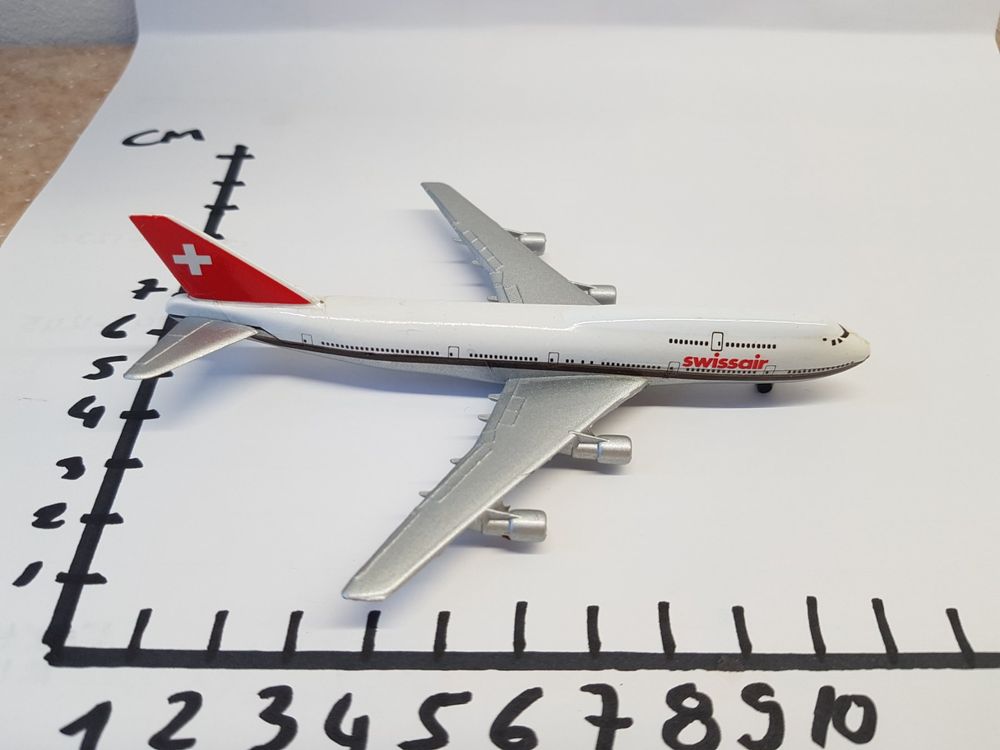 Avion métallique 1/400 17 b747 swissair schabak | Kaufen auf Ricardo