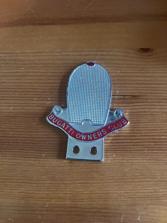 ORIGINAL Bugattis owners Club Emblem (Neu (gemäss Beschreibung)) in ...