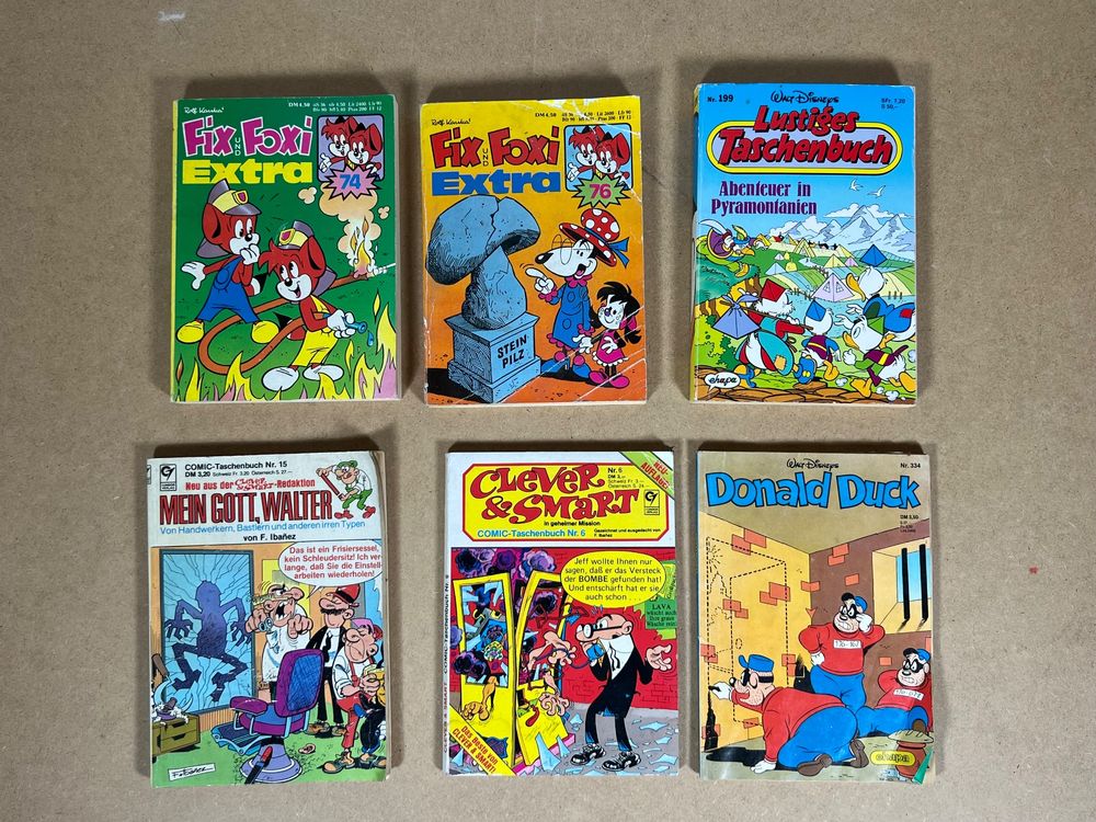 Alte Comics Fix & Foxi Donald Duck Clever & Smart Walter (Gebraucht) in ...