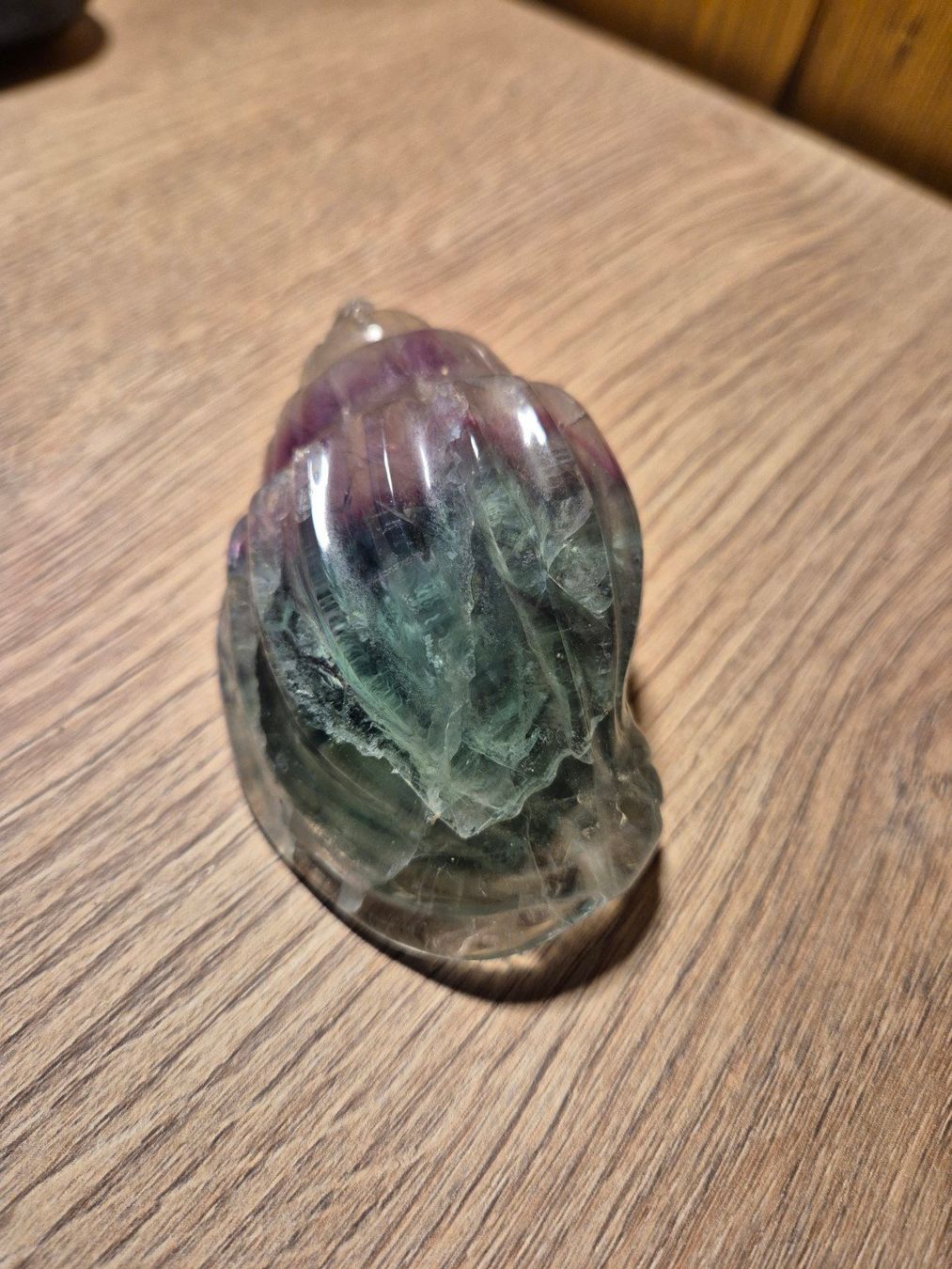 Sculpture en fluorite multicolore – escargot de mer (D'occasion) à ...