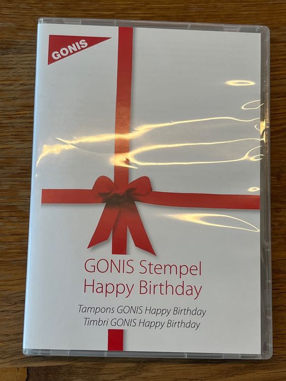 GONIS Stempel happy Birthday NEU (Neu und originalverpackt) in Hittnau ...
