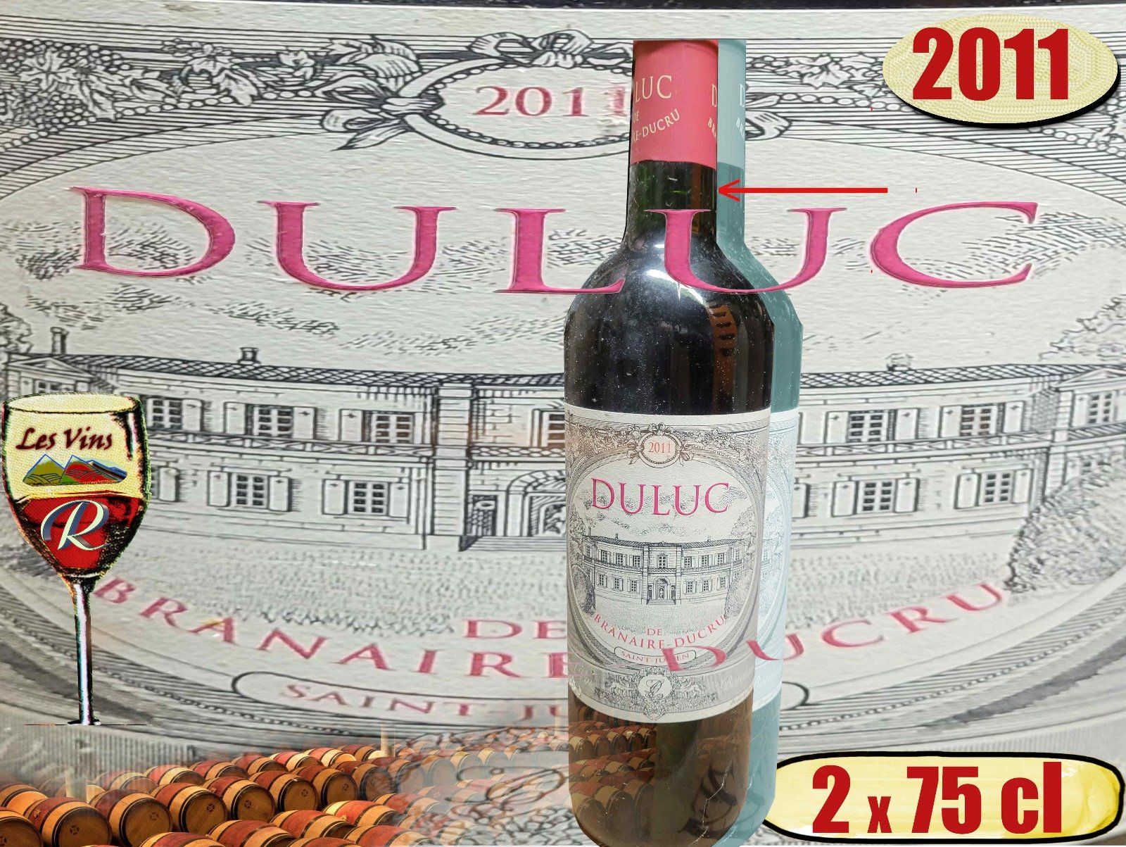 2x75cl Ch. DULUC Saint-Julien 2011 DE BRANAIRE-DUCRU 🇨🇵🍷 (D'occasion) à ...
